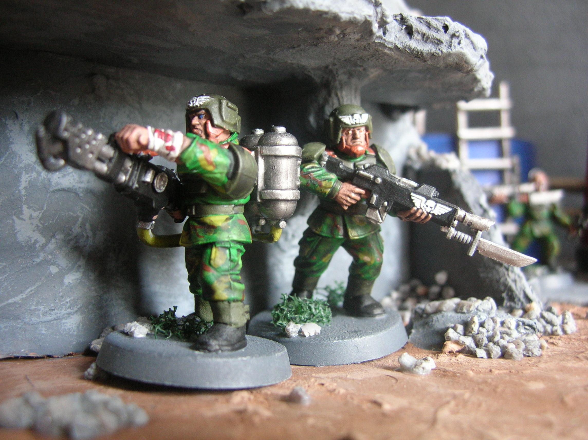 Cadian Shock Troopers, Flamer, Warhammer 40,000 - Cadian Shock Troopers / flamer - Gallery ...
